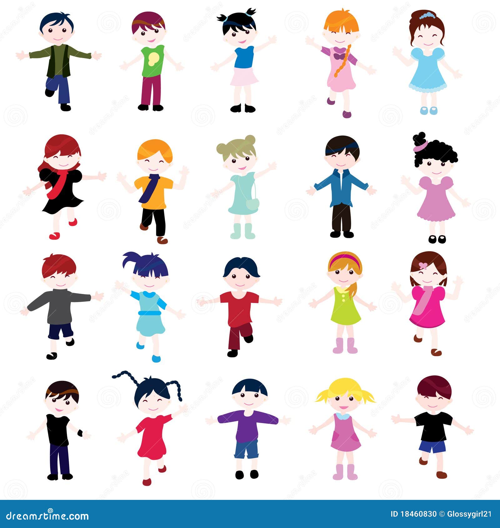Hyper Kids Clip Art