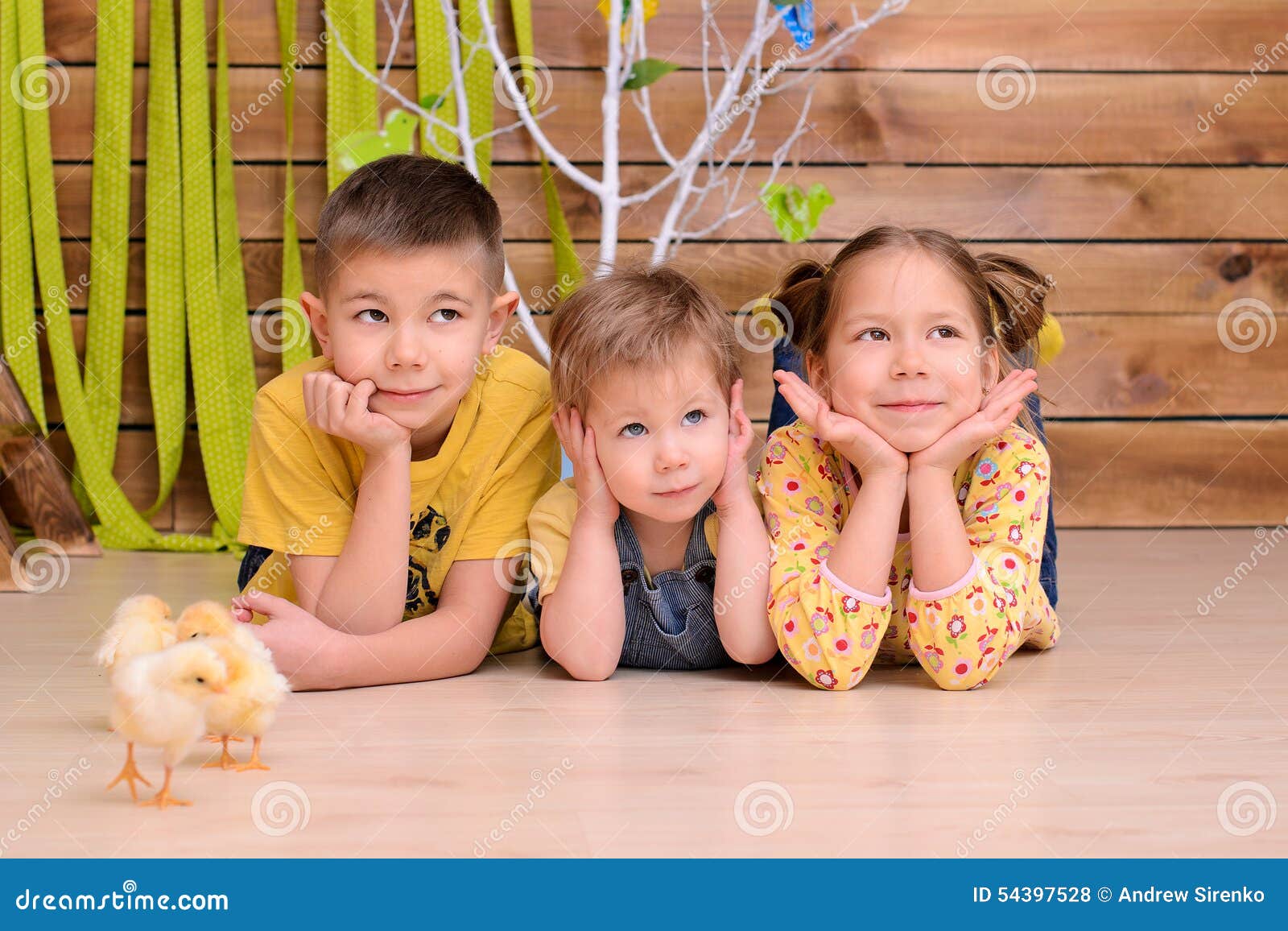 Children Fed Chickens Stock Photography | CartoonDealer.com #73136672