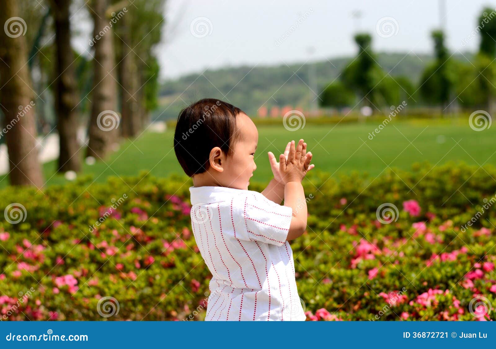 Children clapping stock image. Image of leaders, back - 36872721