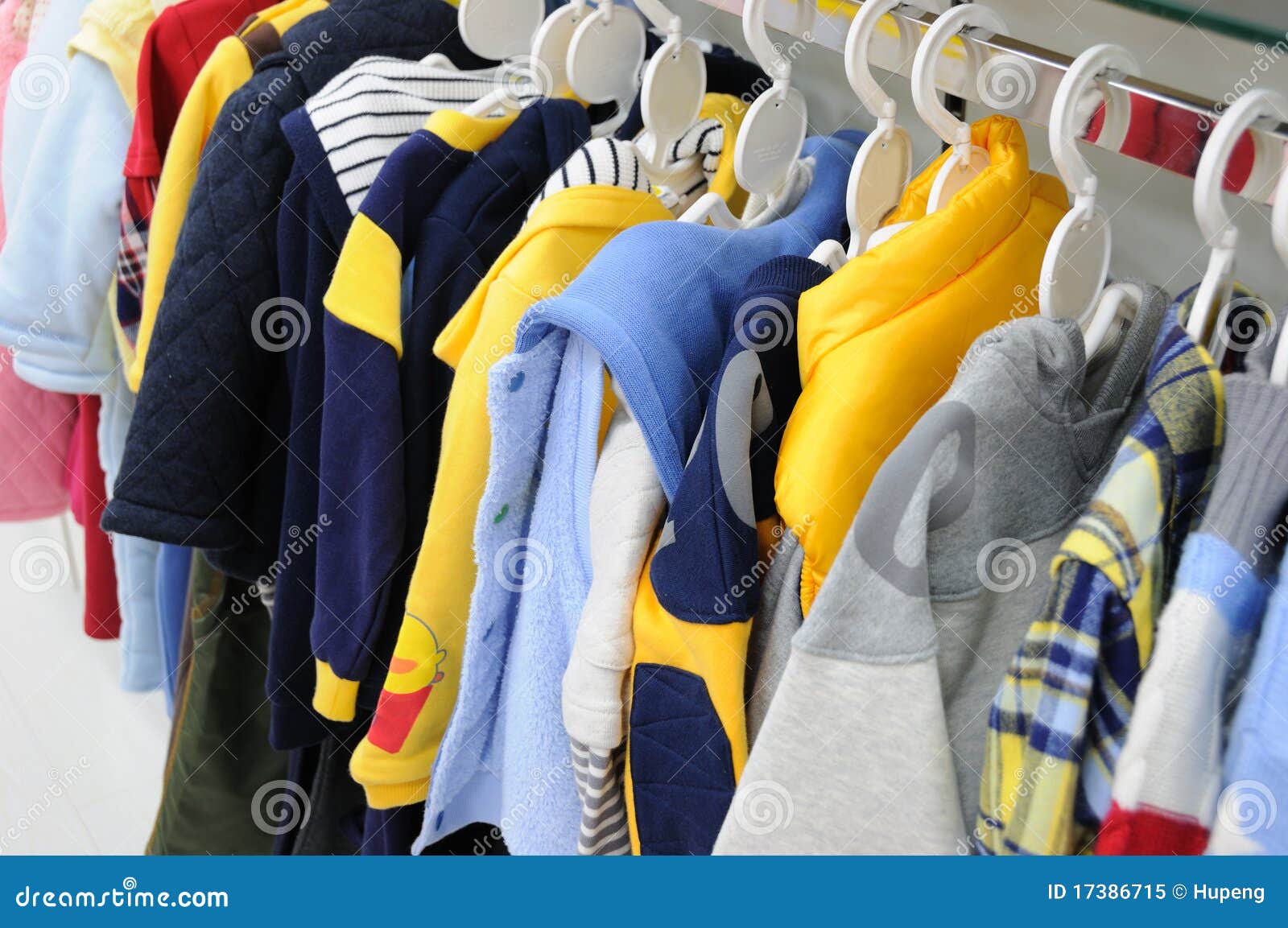 Children clothes stock image. Image of center, background - 17386715