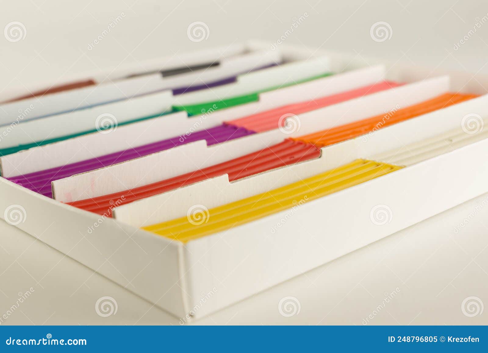 Children Color Palette Box Stock Photo | CartoonDealer.com #14668848