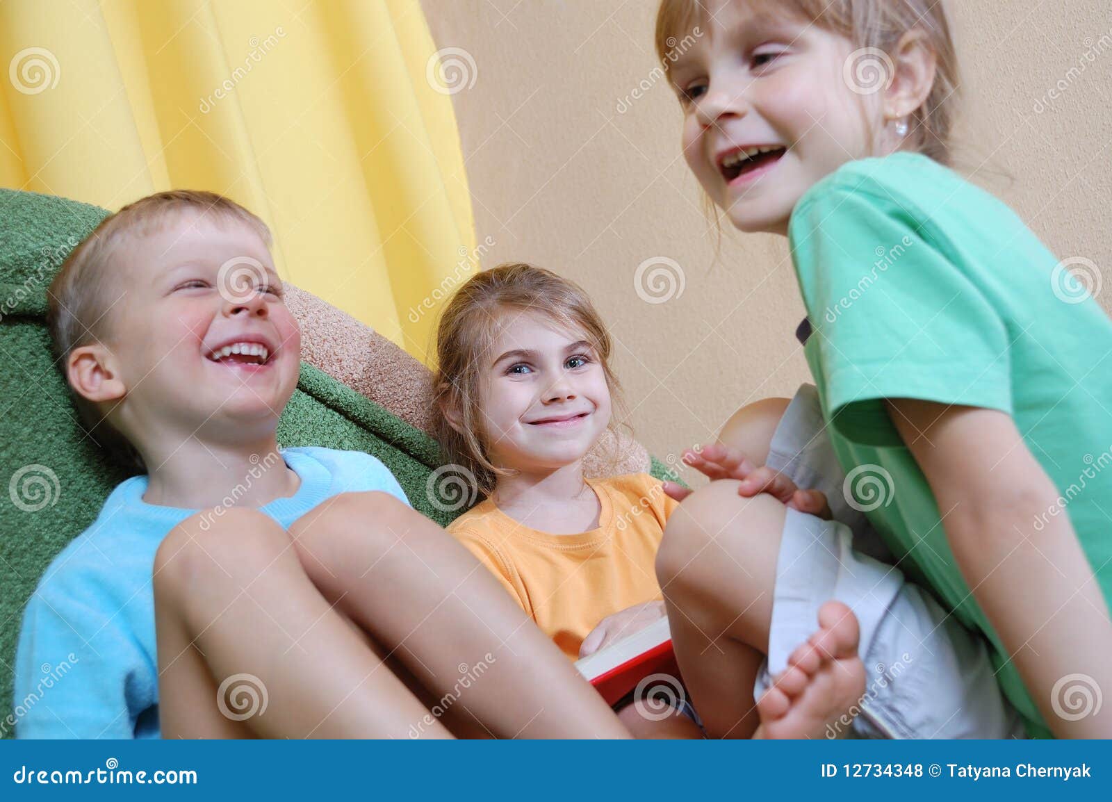 Children communicating stock photo. Image of caucasian - 12734348