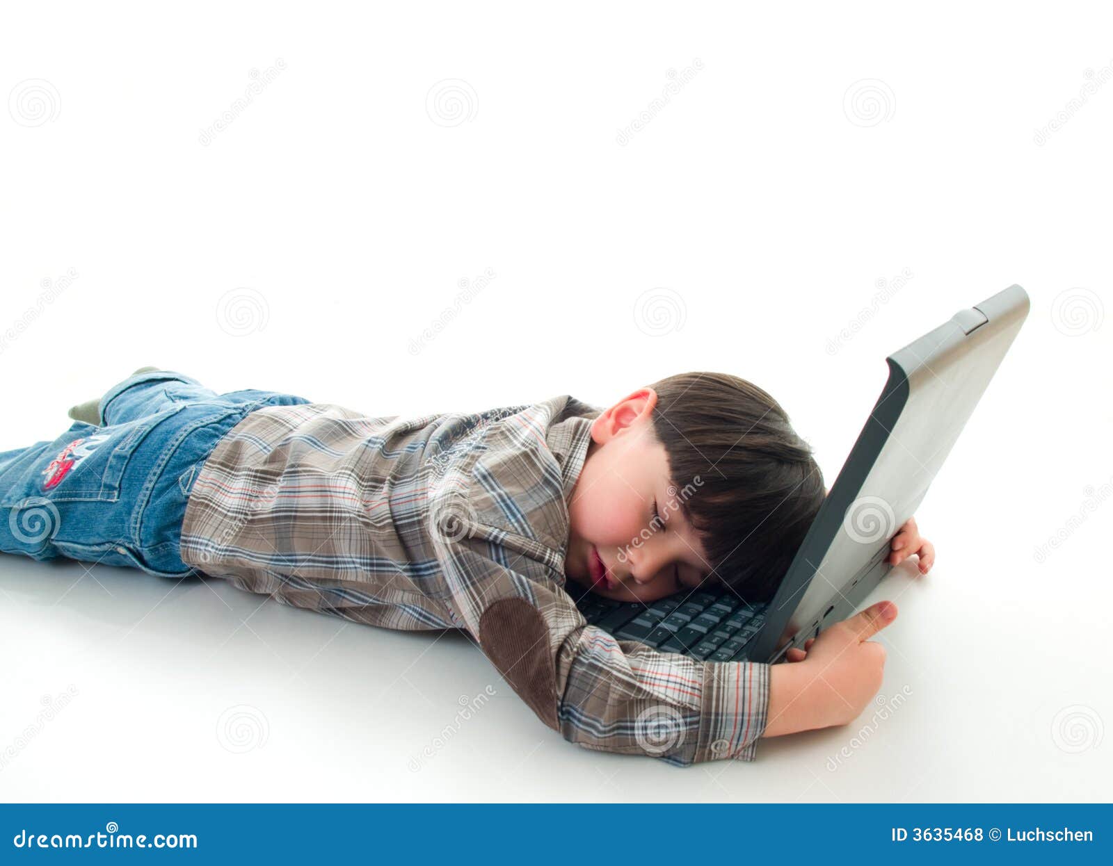 Children and computer stock photo. Image of young, stress - 3635468