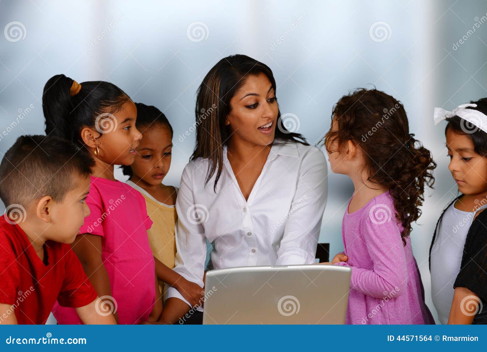 Children on Computer stock photo. Image of grade, learning - 44571564
