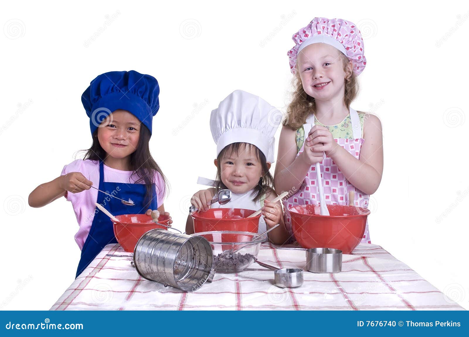 Children Cooking stock photo. Image of baking, child, cute - 7676740
