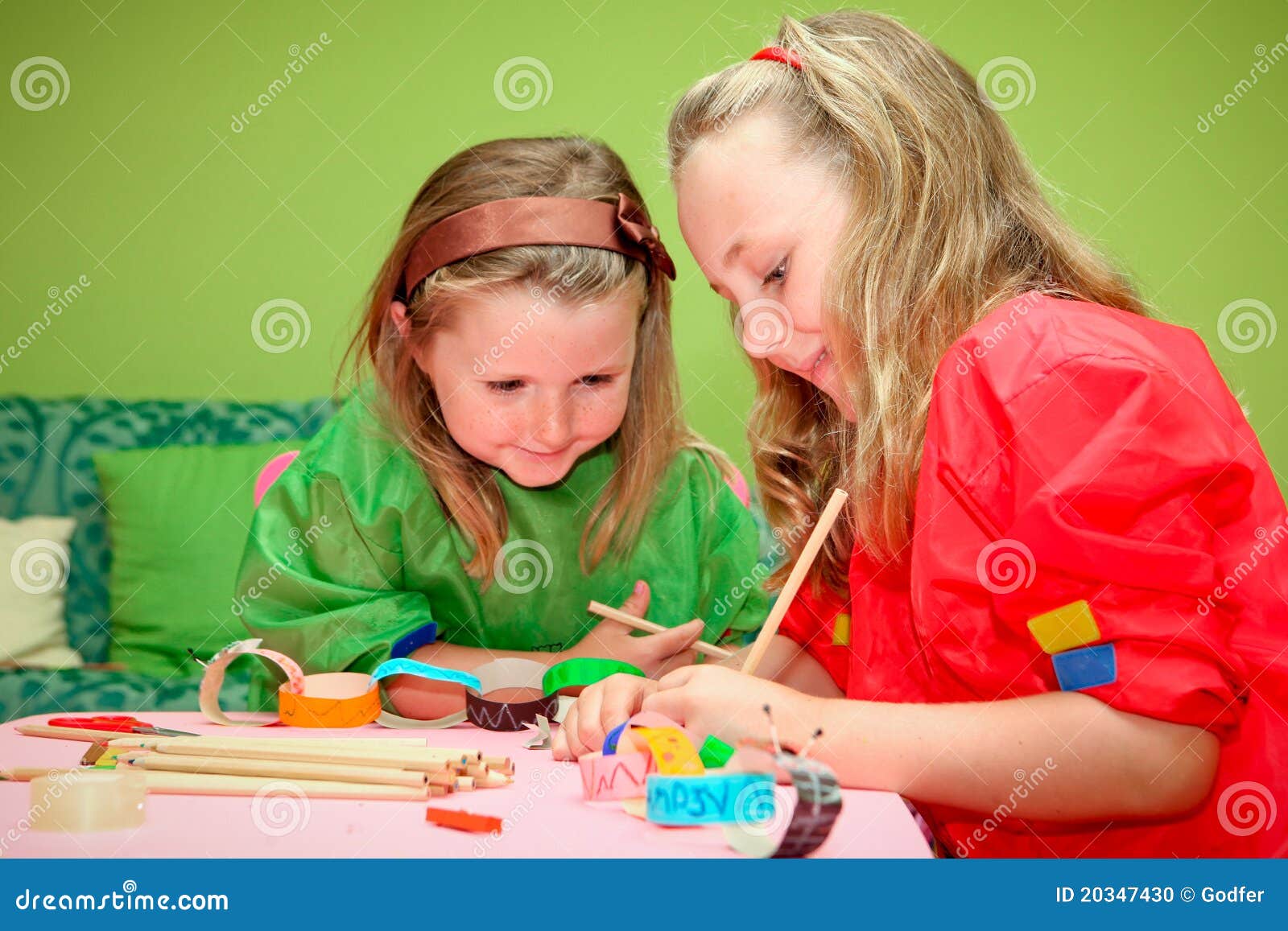 Children craft stock photo. Image of making, kindergarden - 20347430