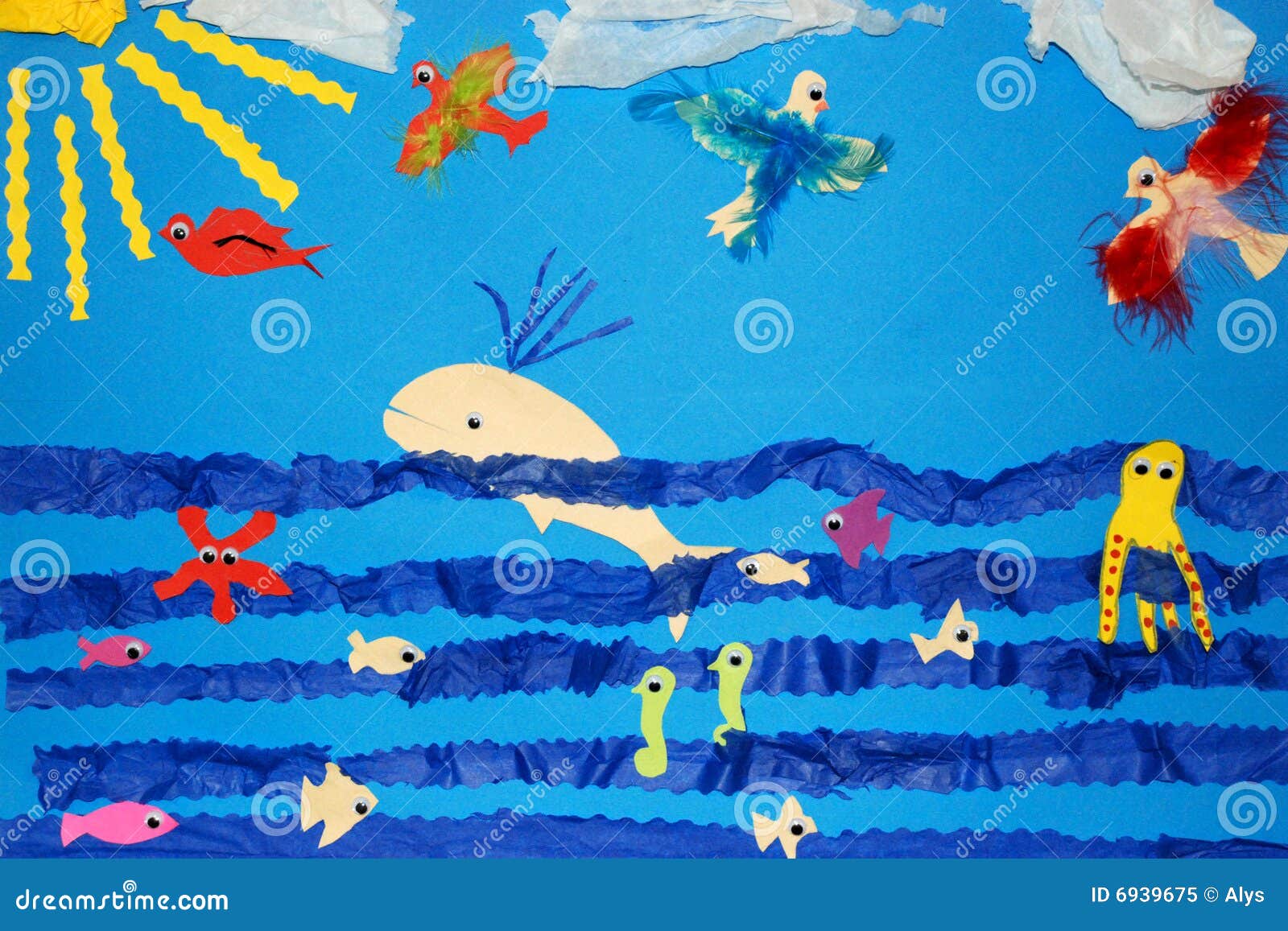 Children craft stock image. Image of children, bird, create - 6939675