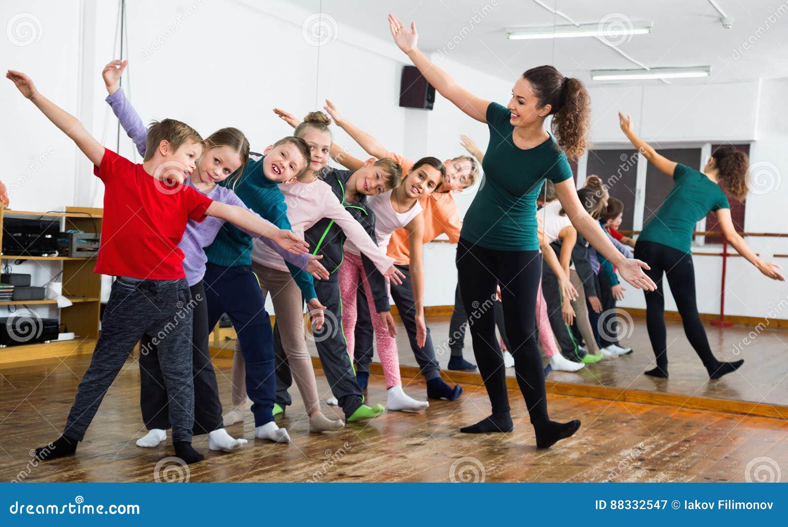 Children Dancing Stock Photography | CartoonDealer.com #269570