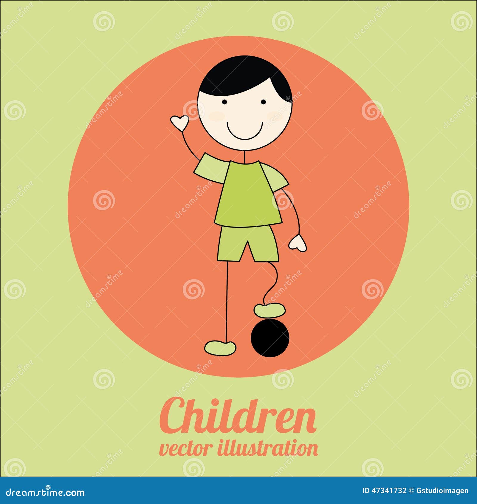 Children design stock vector. Illustration of face, icons - 47341732