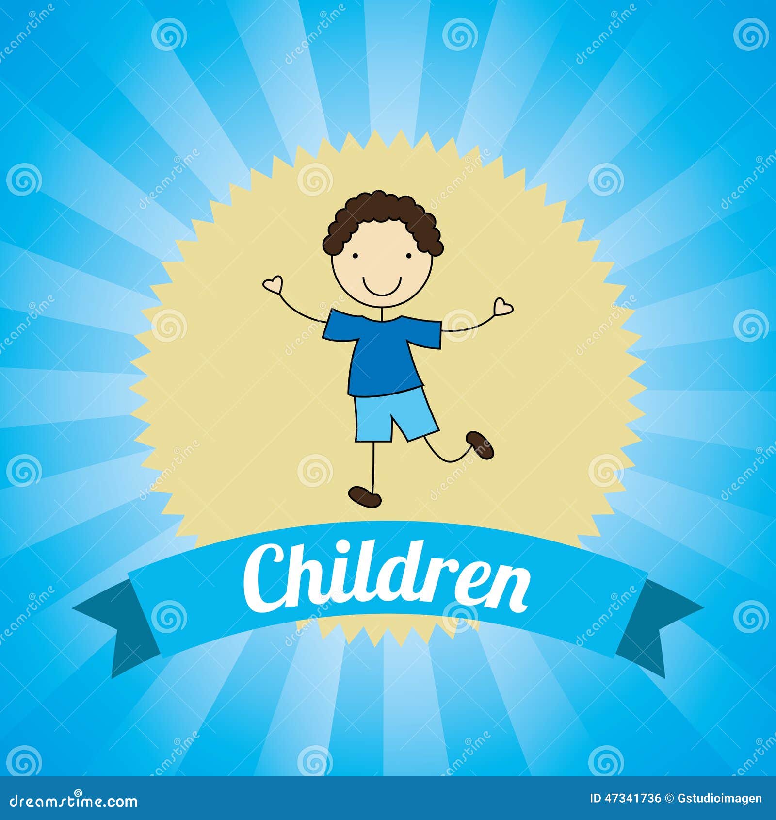Children design stock vector. Illustration of ribbon - 47341736