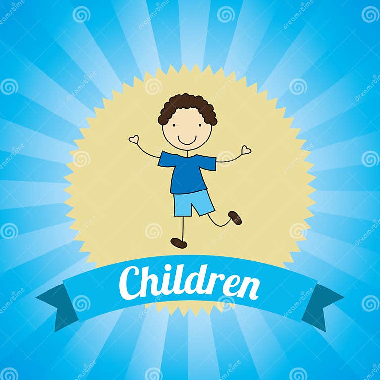 Children design stock vector. Illustration of ribbon - 47341736