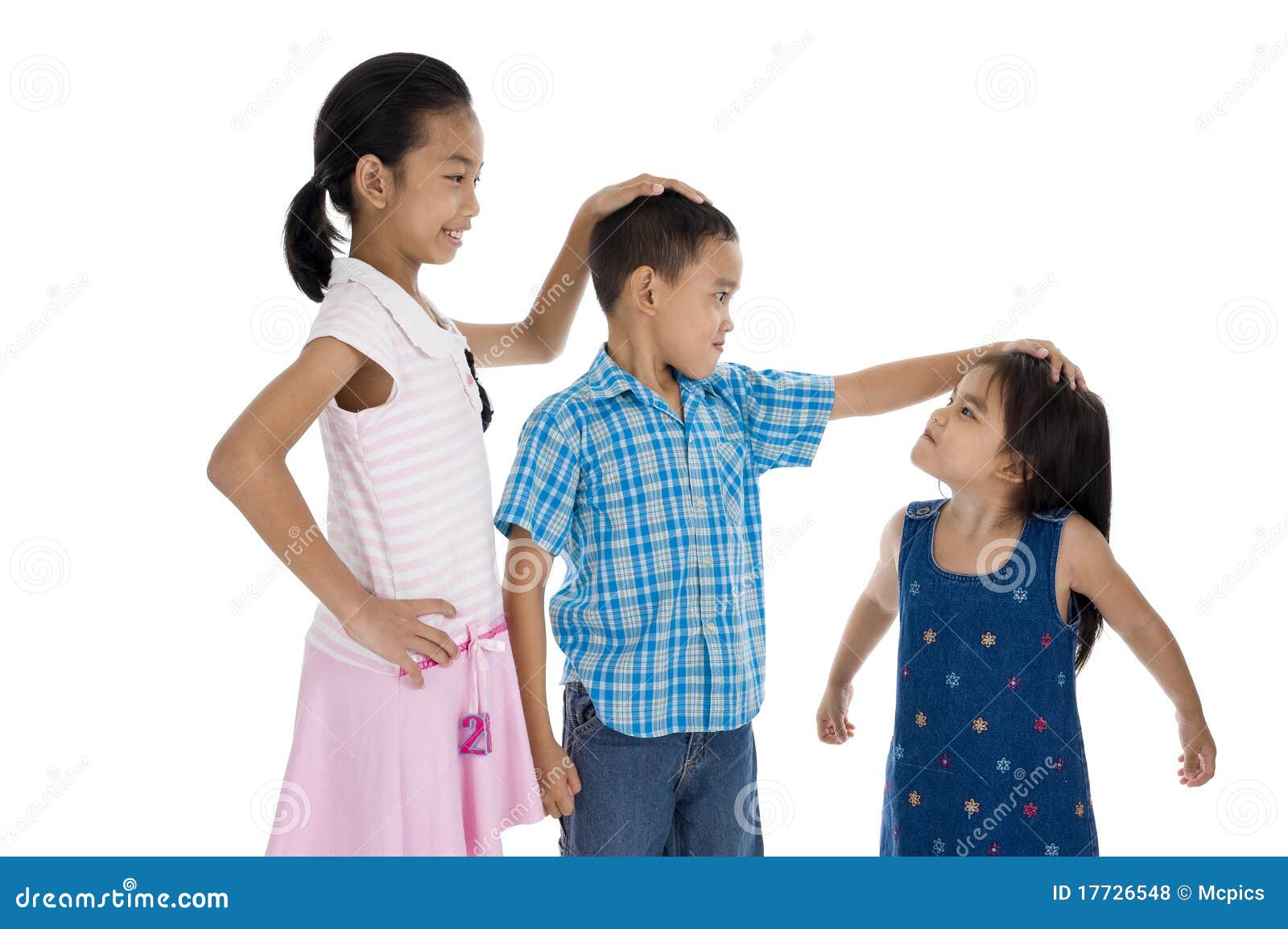 Children With Different Sizes Royalty-Free Stock Image | CartoonDealer ...