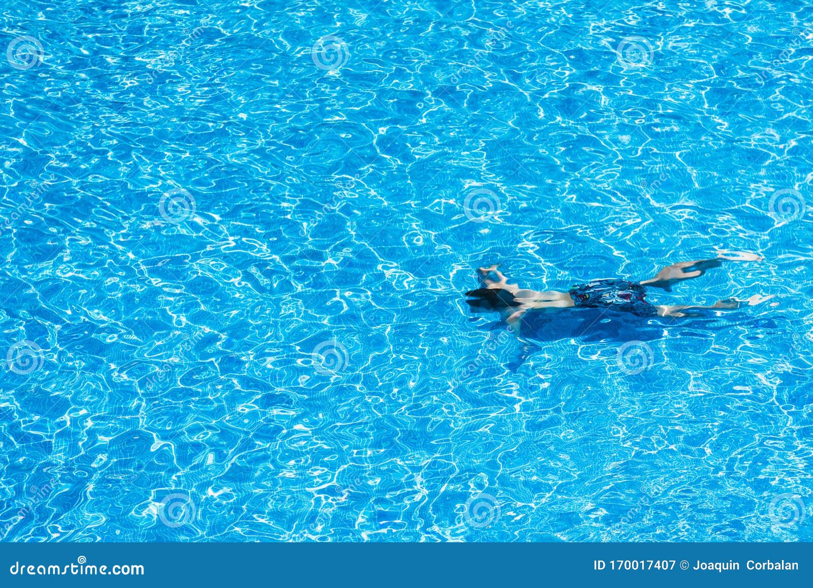 Children Diving in a Pool in Summer Stock Image - Image of little, pool ...