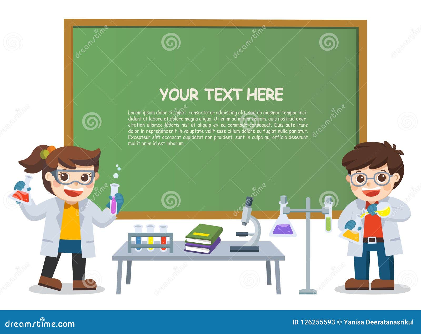 Chemistry Classroom Cartoon