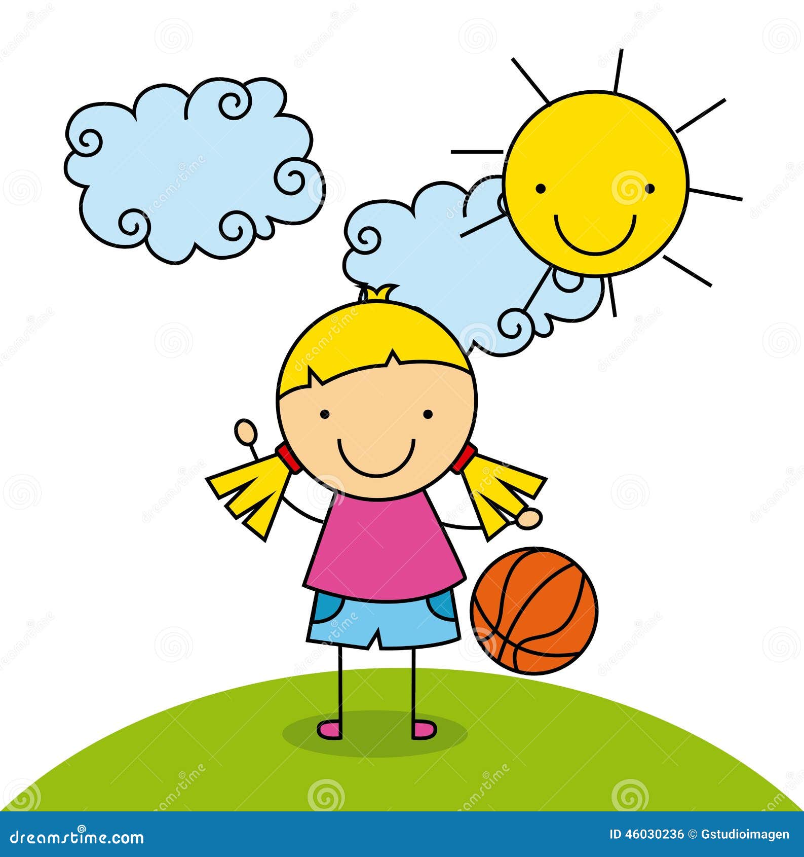 Children drawing design stock vector. Illustration of happy - 46030236