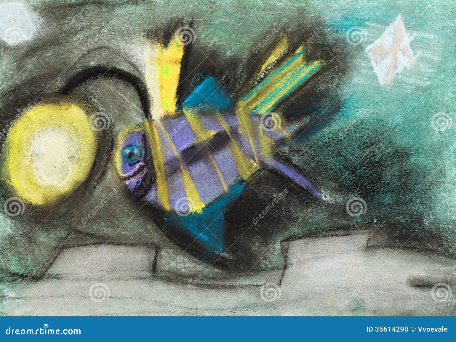 Frogfish Fish Underwater Lush Nature By Generative AI Stock Image ...