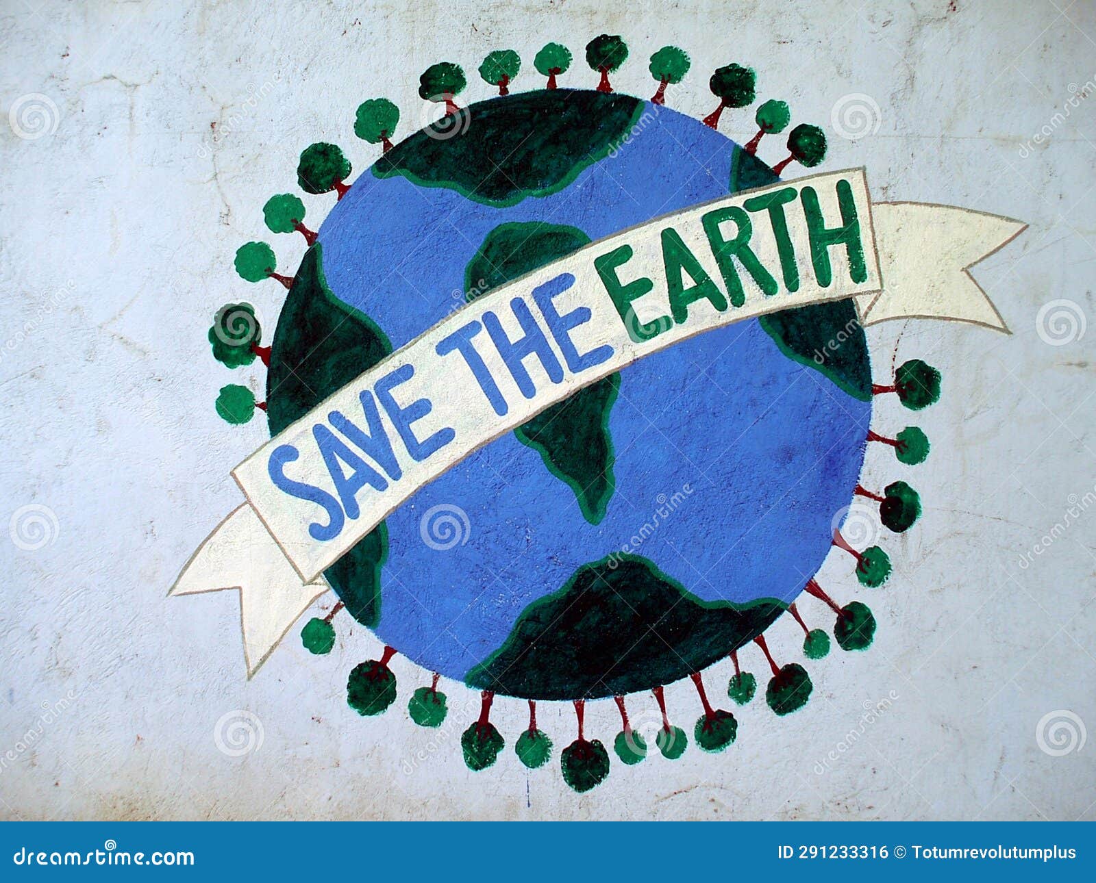 Children Drawing Save the Planet Stock Photo - Image of sign, concept ...