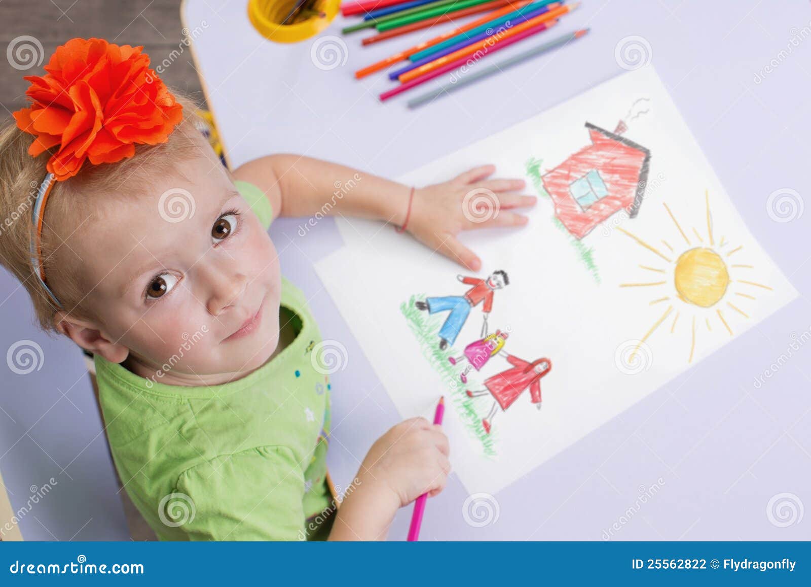 Children drawings stock photo. Image of abilities, future - 25562822