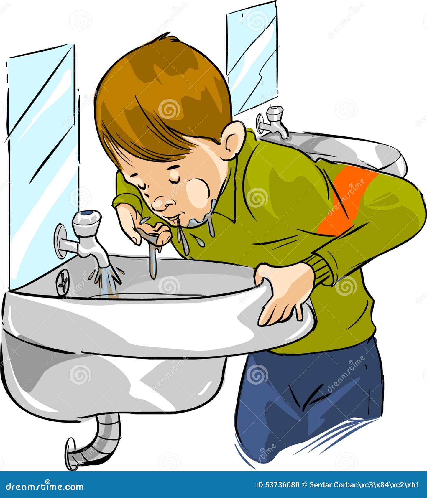 Dirty Water Stems From The Pipe Polluting The River Discharge Of Liquid ...