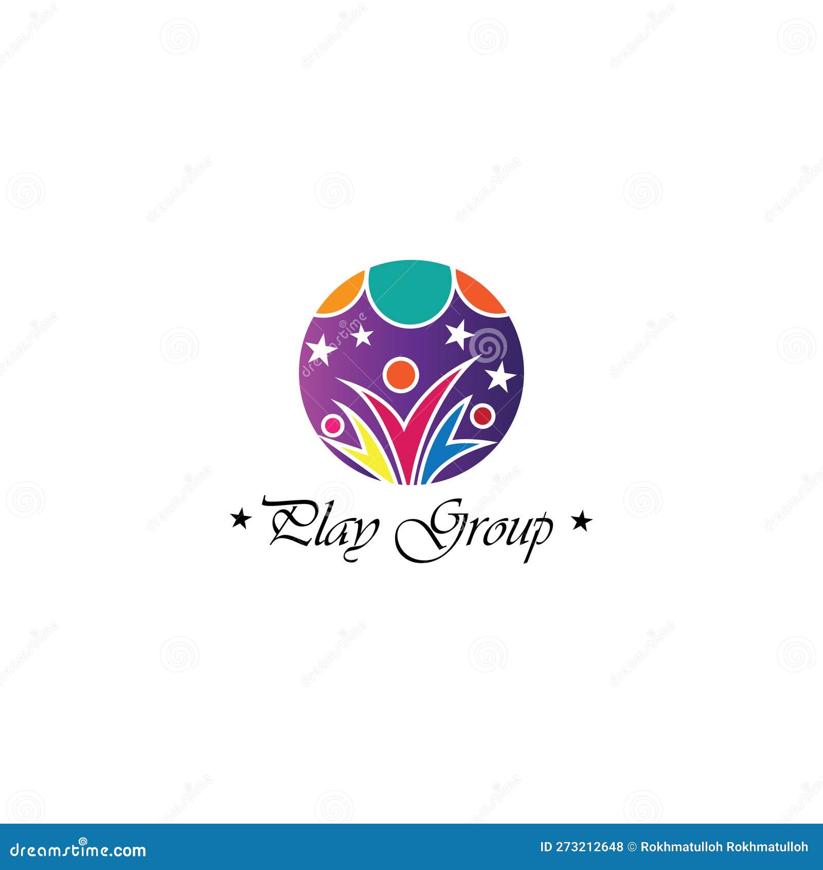 Children Education Logo Abstract Design Circle Vector Illustration ...