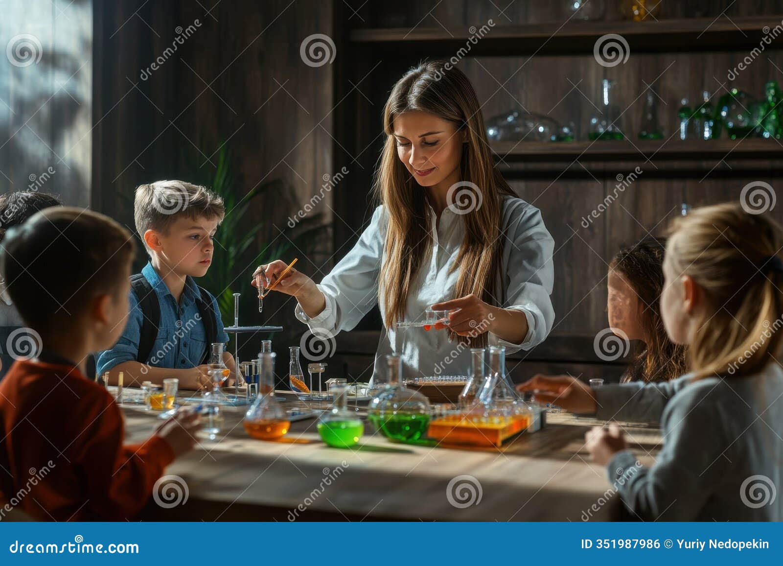 Children Engage in Fun Science Experiments during an Interactive ...