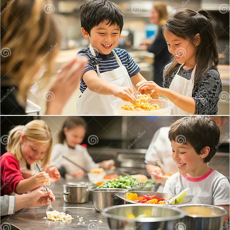 Children Enjoy Cooking and Learning Together in a Fun and Interactive ...