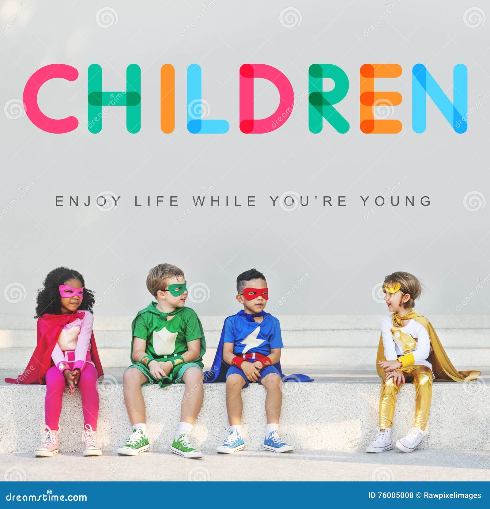 Children Enjoy Life Young Age Concept Stock Photo - Image of ...