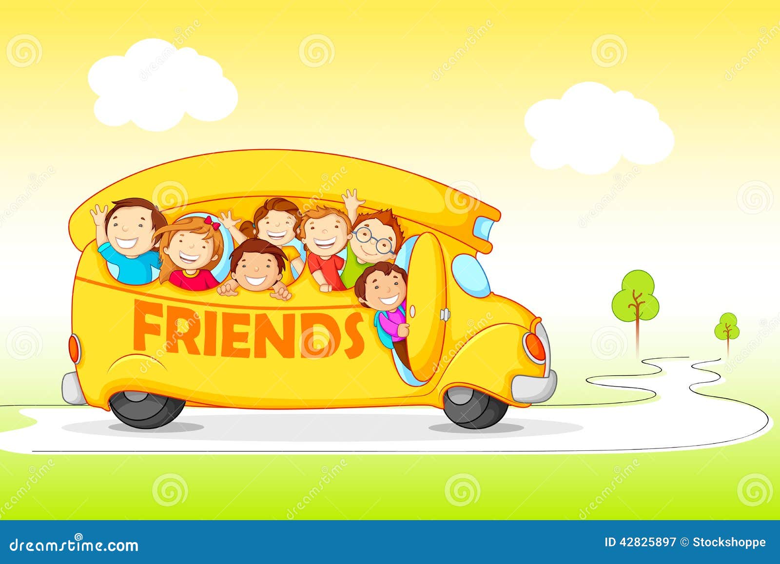 Excursion Cartoon Vector | CartoonDealer.com #52106139