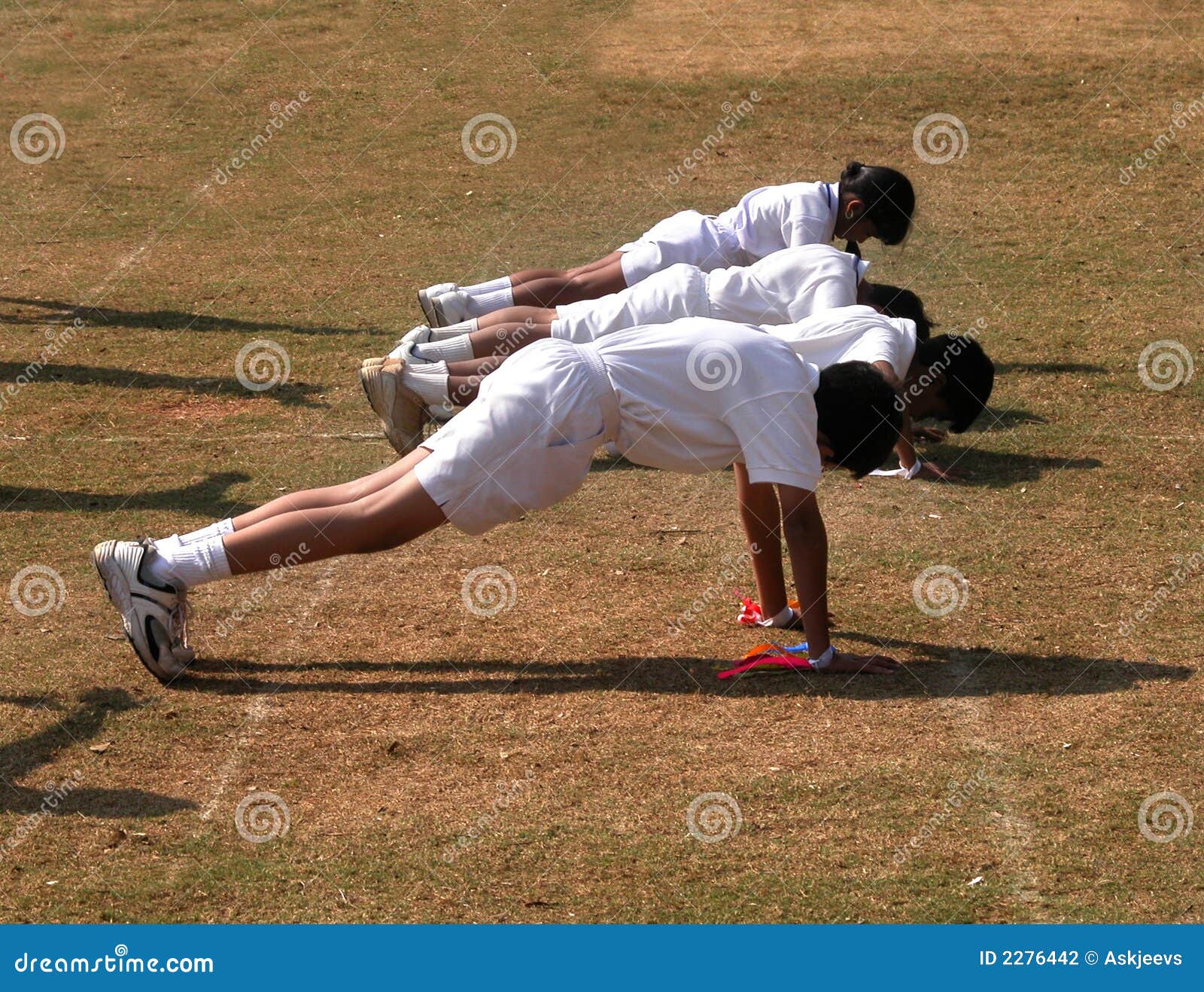 Children Exercising stock photo. Image of sport, exercise - 2276442