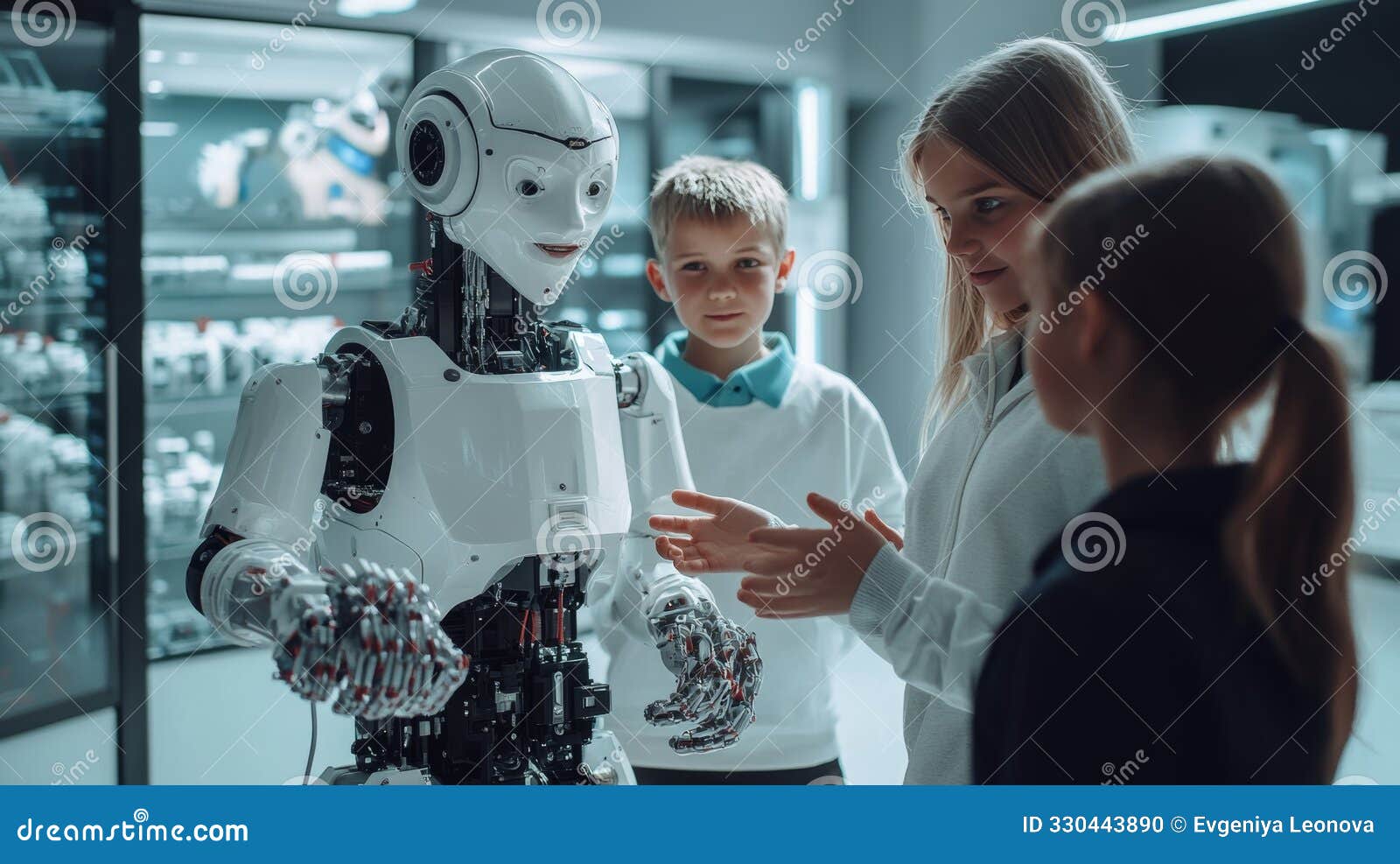 Children Explore Robotics Lab, Scientist Showcases Robotic Arm ...