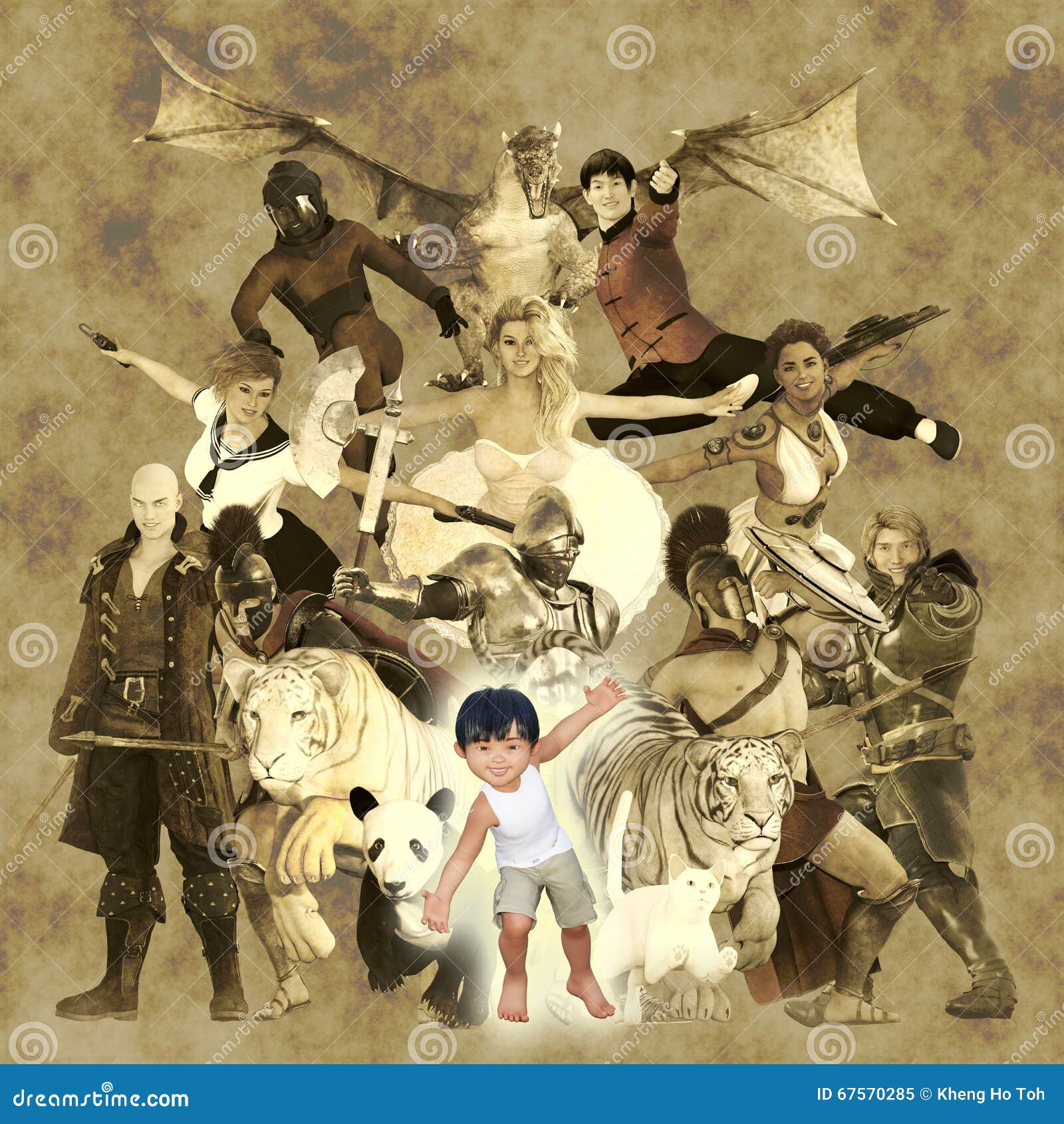 Fantasy Imagining Stock Photography | CartoonDealer.com #17500226