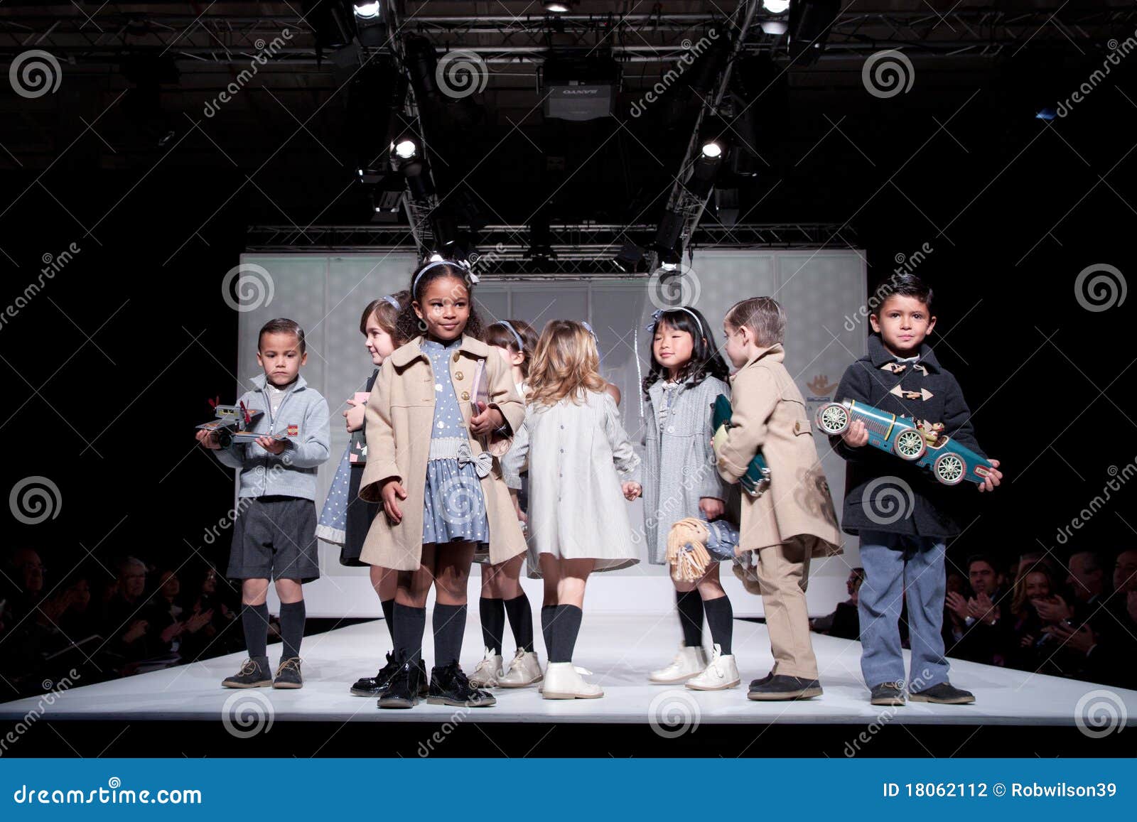 Children Fashion Show editorial photography. Image of catwalk - 18062112