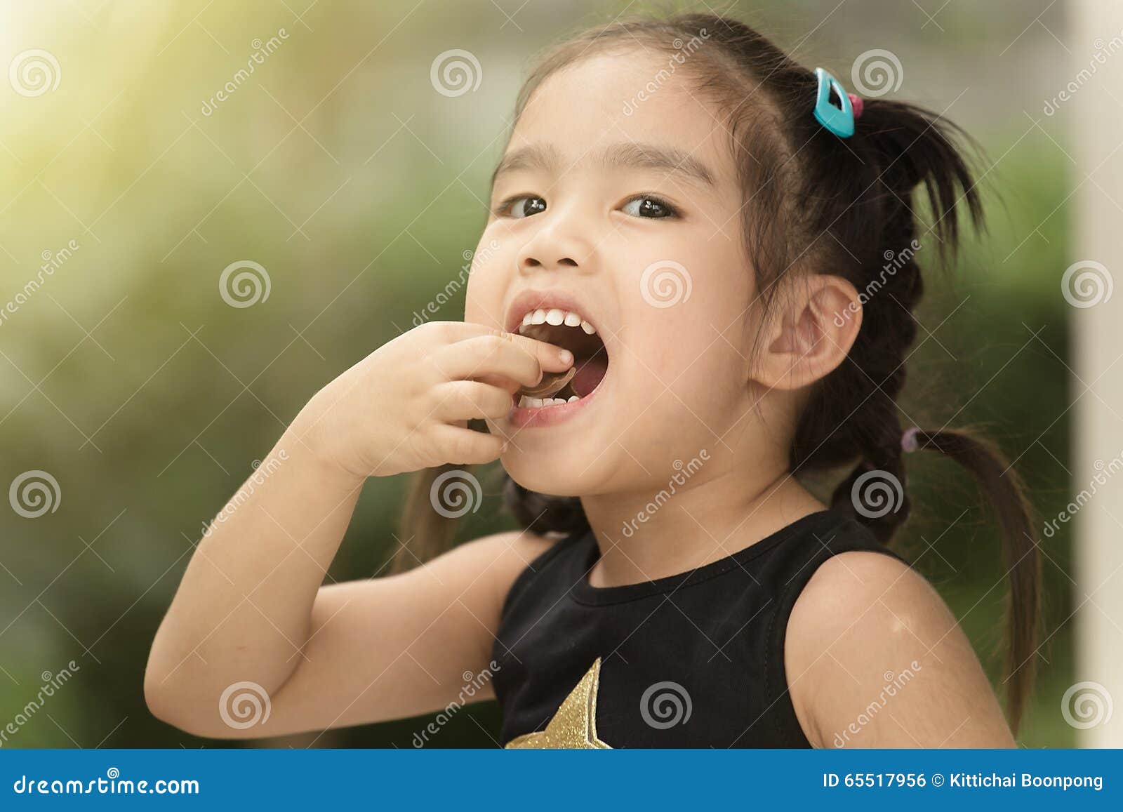 Children Feel Happy Eating Candy Stock Photo - Image of people, forum ...