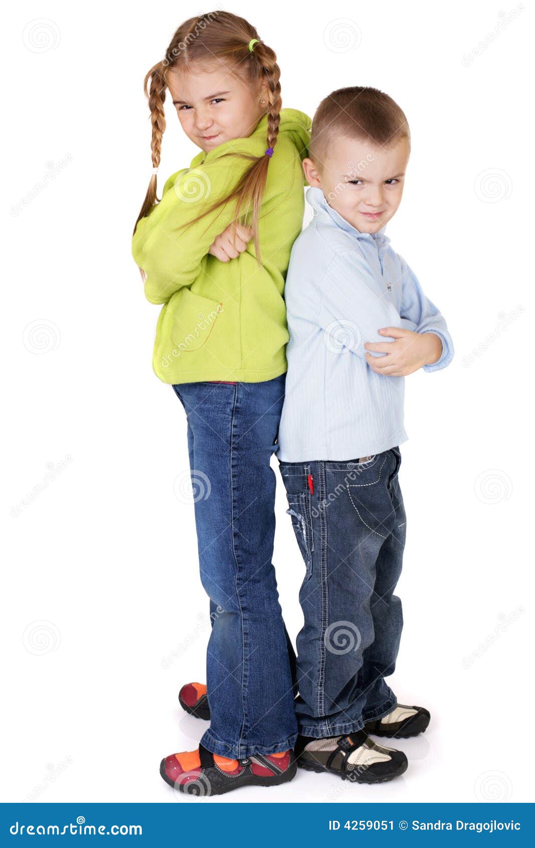Children Fighting Stock Image - Image: 4259051