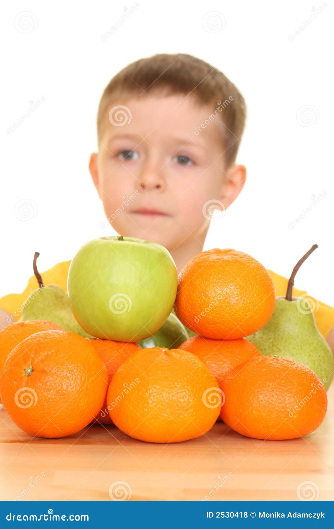 Children and fruits stock photo. Image of white, diet - 2530418