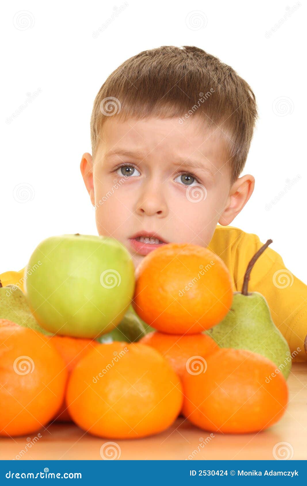 Children and fruits stock photo. Image of dessert, five - 2530424