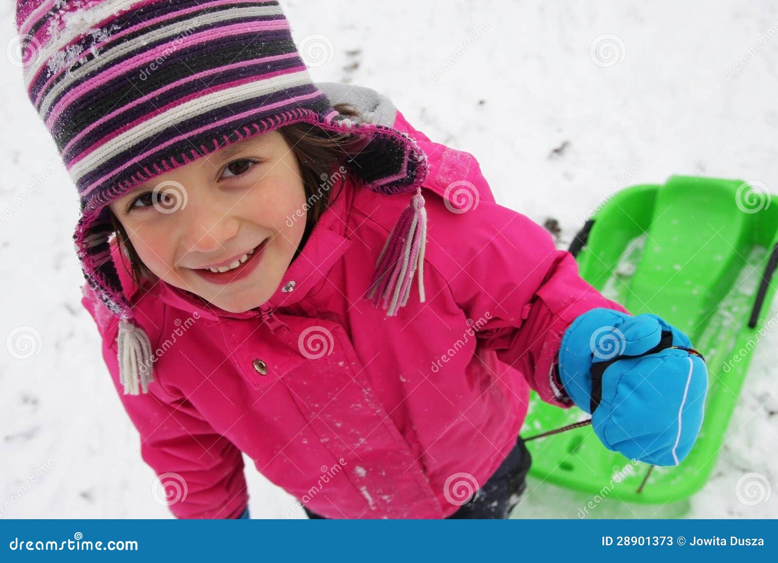 Children fun on the snow stock image. Image of friends - 28901373