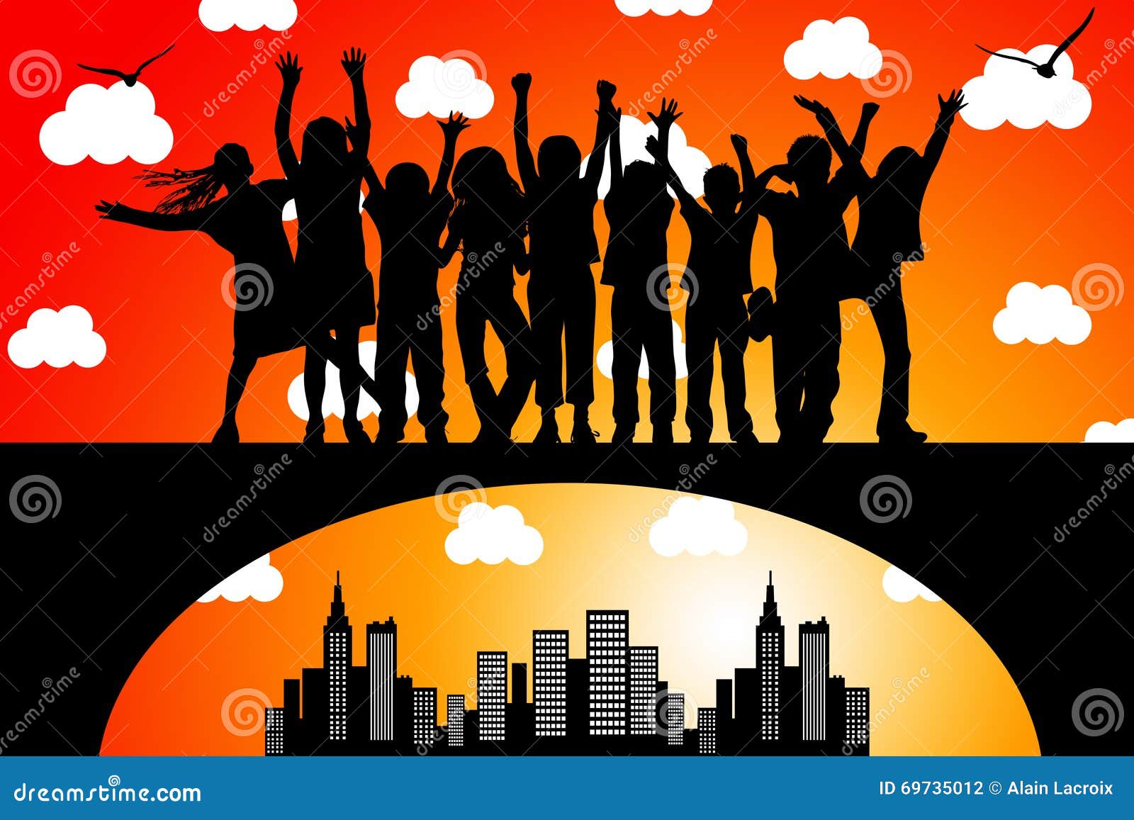 Children -future Minds In The World, The Concept Of Children Stock ...