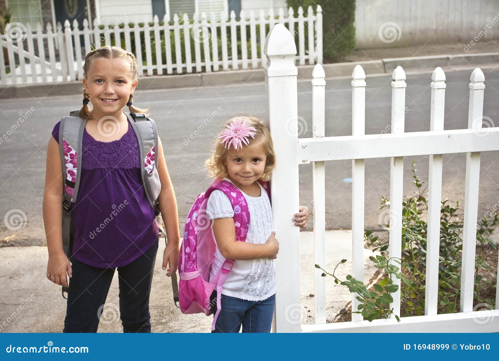 Children Going to School stock image. Image of american - 16948999