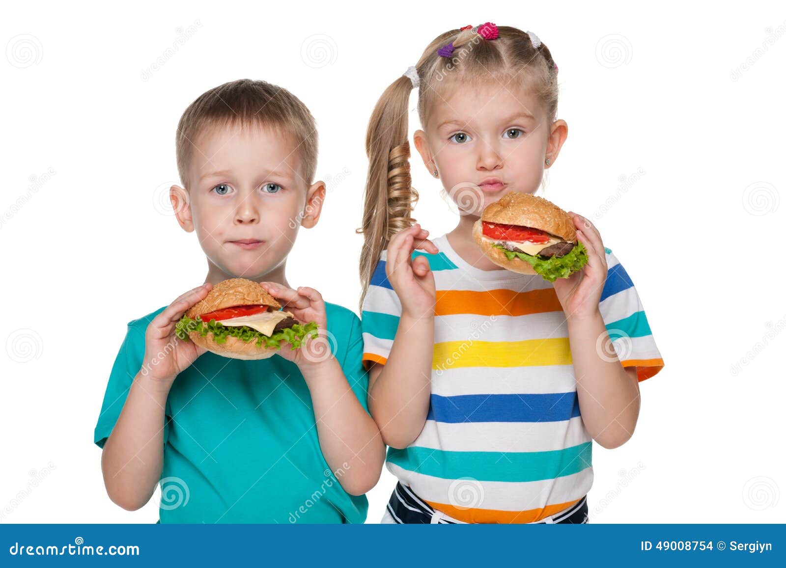 Children Eat Hamburgers Photos - Free & Royalty-Free Stock Photos from ...