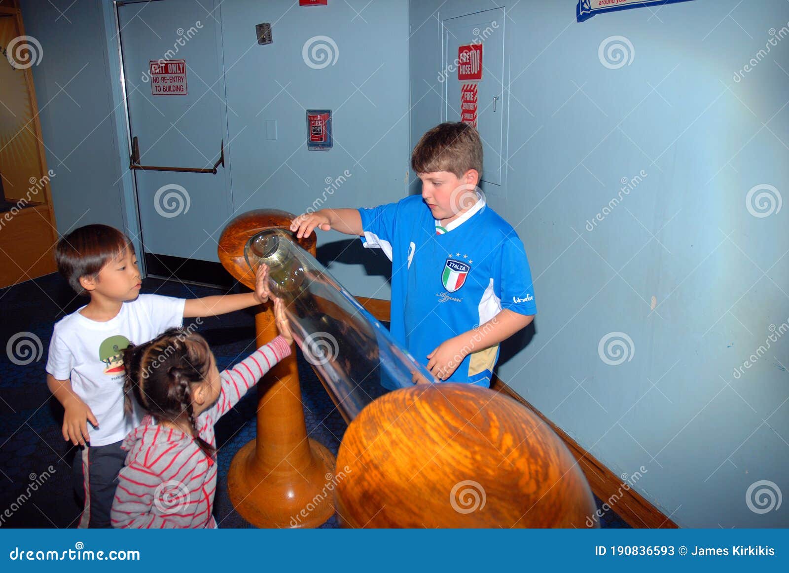 Children Have Fun at an Interactive Learning Display Editorial Stock ...