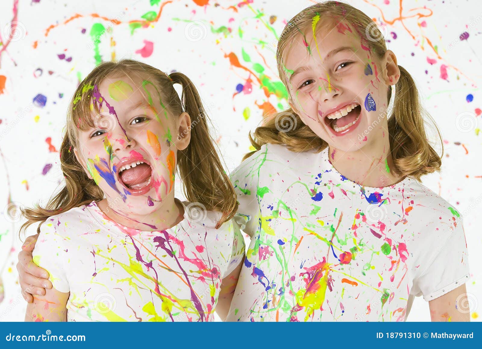 Children having fun stock photo. Image of kids, artist - 18791310