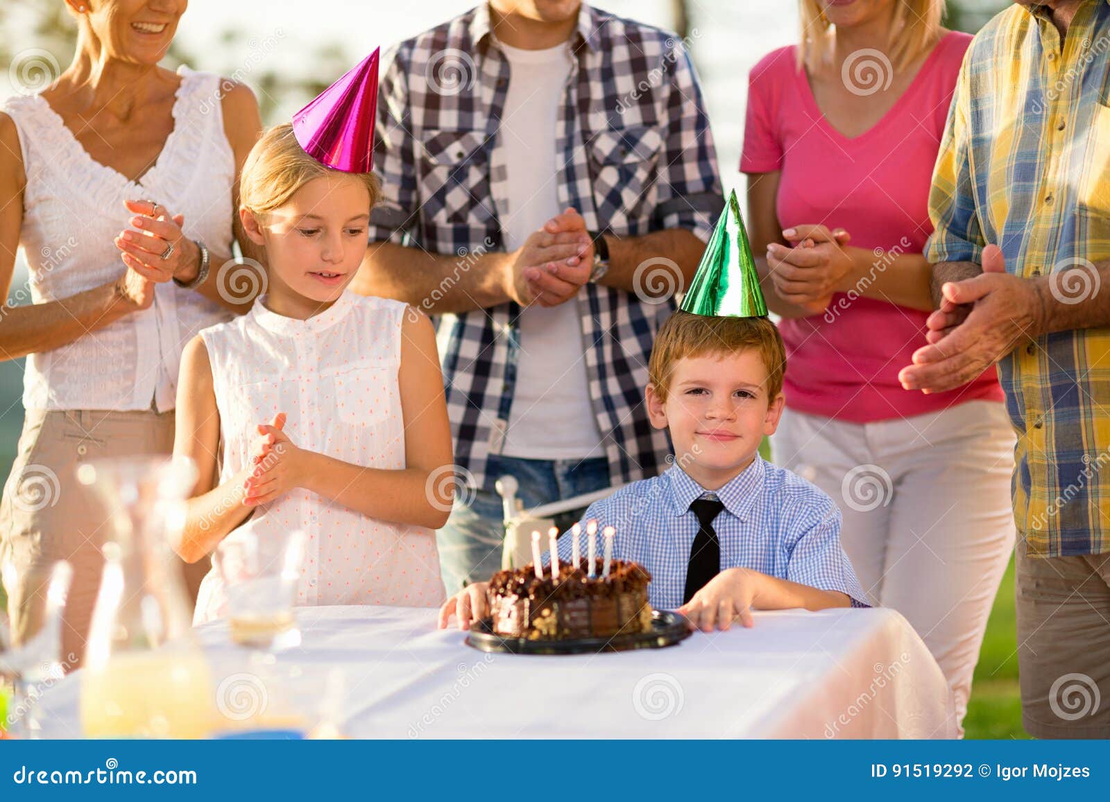 Children Having Fun at Birthday Stock Photo - Image of people, enjoy ...