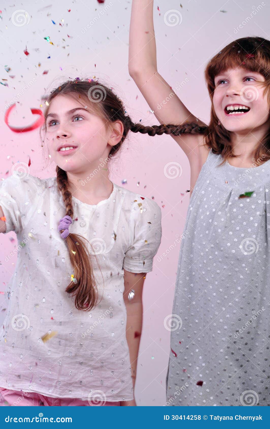 Children Having Fun and Dancing Stock Photo - Image of dress, friend ...