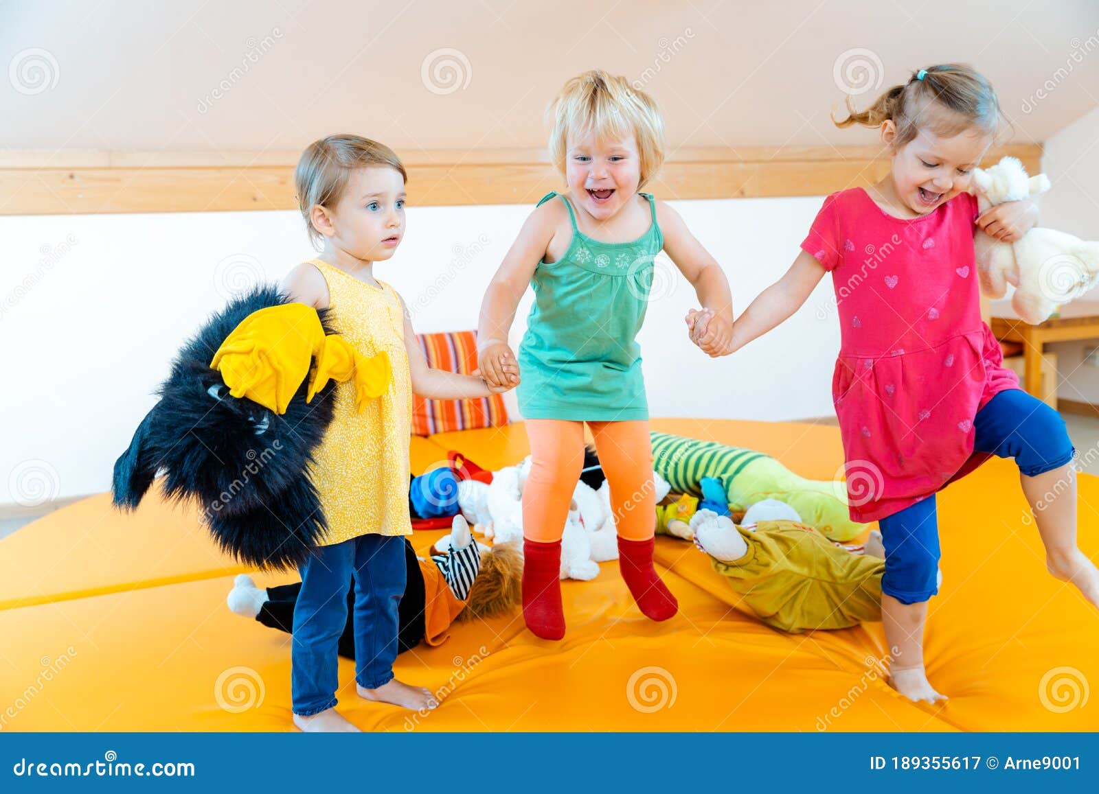 Children Having Fun in Nursery School Stock Image - Image of ...