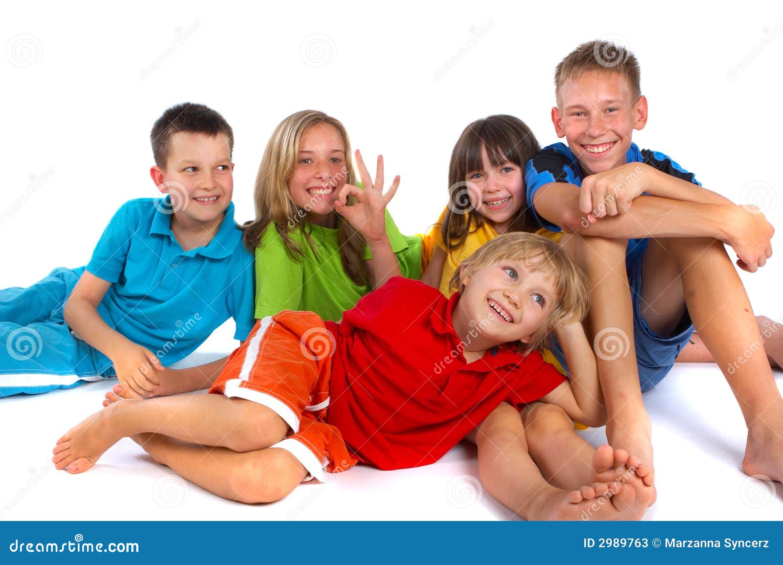 Children Having Fun In Studio Stock Image - Image: 2989763