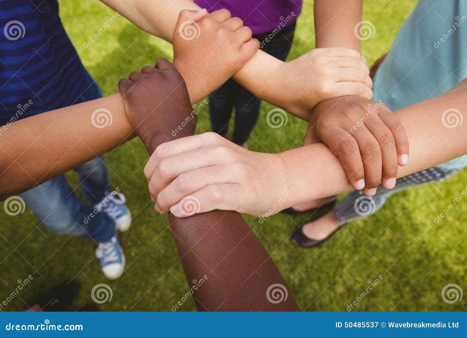 Children Hands Together