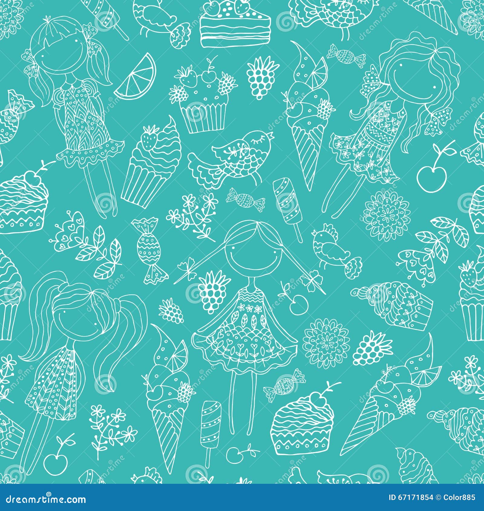 Children, ice cream, candy stock vector. Illustration of fast - 67171854