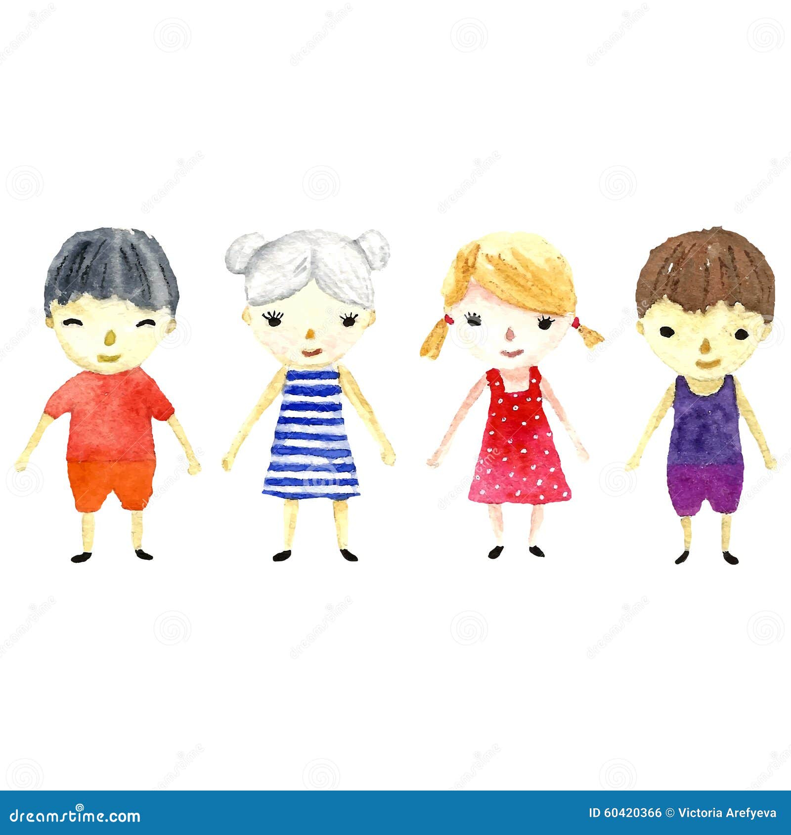 Children illustration. stock vector. Illustration of family - 60420366