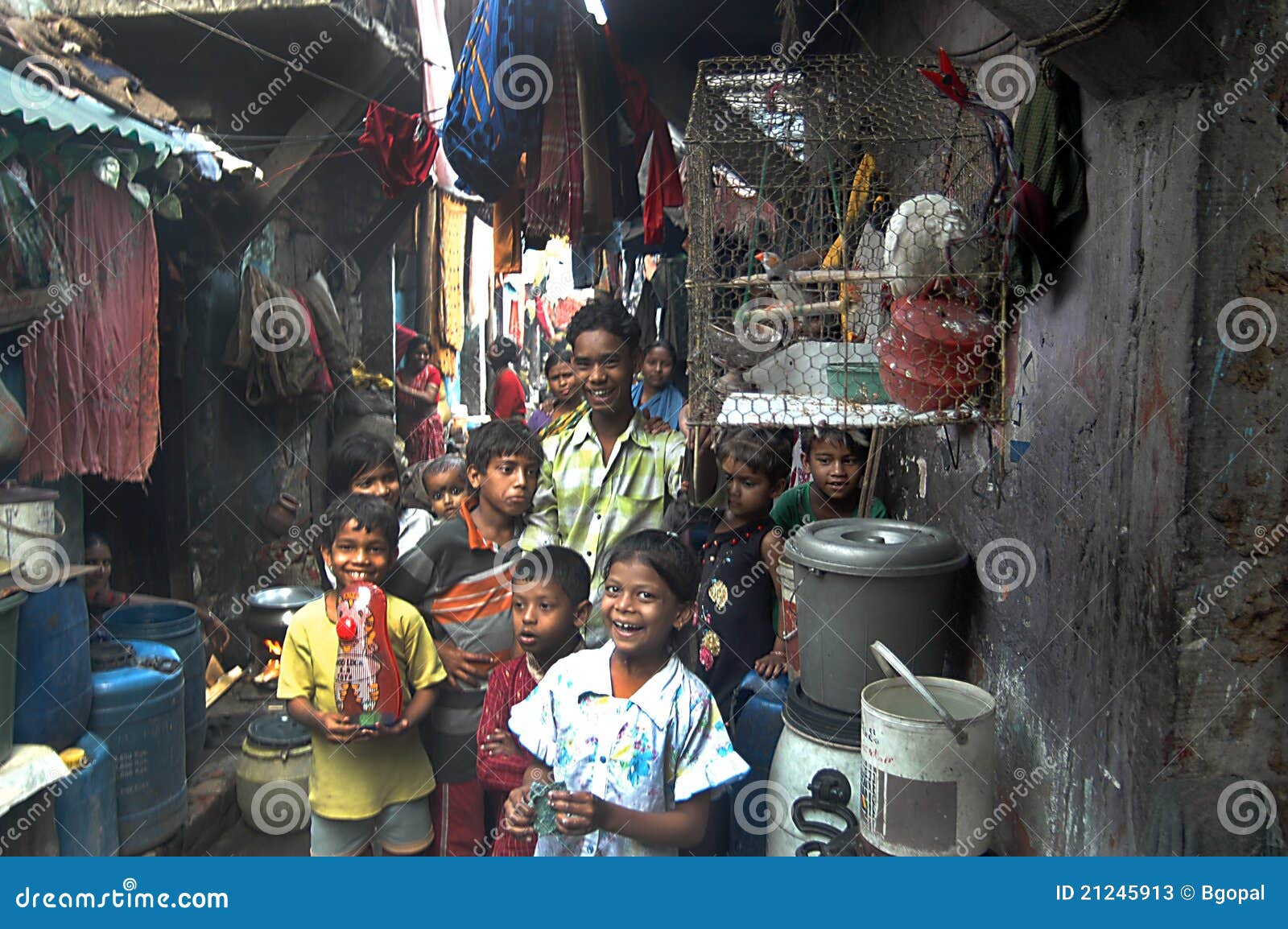 Indian Slum Demolition India Old Shops Demolished JCB Machine Editorial ...